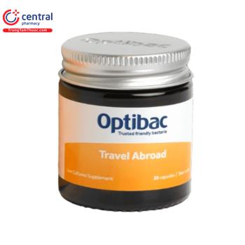 Thuốc Optibac Travel Abroad - ngừa tiêu chảy do đi du lịch