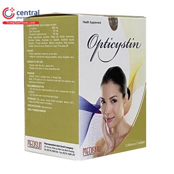 Thuốc Opticystin: tác dụng, đối tượng sử dụng, giá bán