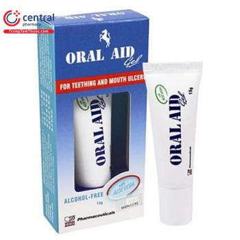 [CHÍNH HÃNG] Thuốc Oral Aid Gel làm lành, giảm đau các vết loét miệng