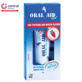 [CHÍNH HÃNG] Thuốc Oral Aid Gel làm lành, giảm đau các vết loét miệng
