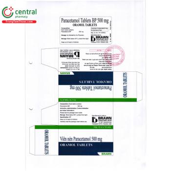 Thuốc Oramol Tablets hạ sốt, giảm đau an toàn cho mọi lứa tuổi