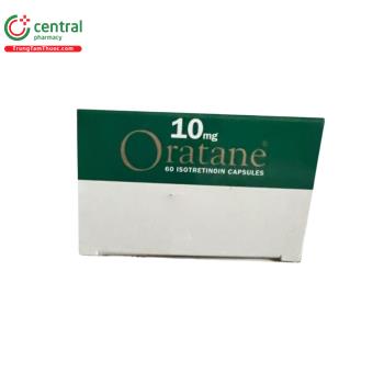 Thuốc Oratane 10mg (Hộp 4 vỉ x 15 viên) - Điều trị mụn trứng cá nặng