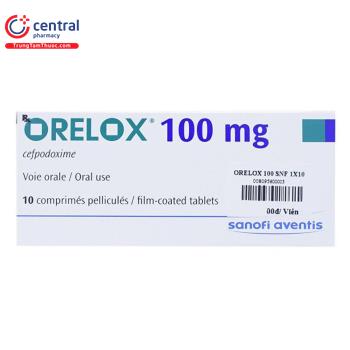 Thuốc Orelox 100mg: công dụng, cách dùng, chống chỉ định
