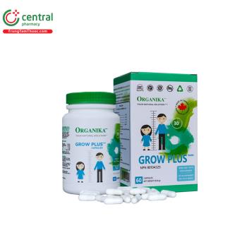 Viên uống ORGANIKA GROW PLUS bổ sung canxi hỗ trợ chiều cao