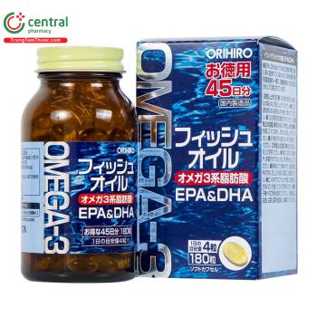 Dầu cá Orihiro Fish Oil Omega-3 Nhật Bản - Tăng cường thị lực, não bộ