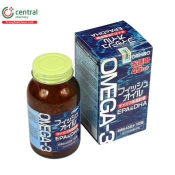 Dầu cá Orihiro Fish Oil Omega-3 Nhật Bản - Tăng cường thị lực, não bộ