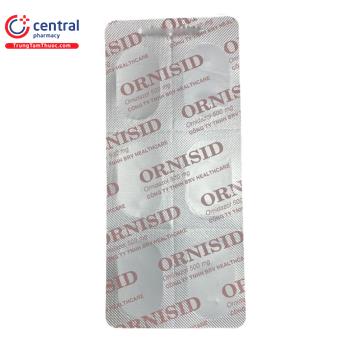 Thuốc Ornisid 500mg điều trị nhiễm amip, vi khuẩn kỵ khí