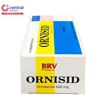 Thuốc Ornisid 500mg điều trị nhiễm amip, vi khuẩn kỵ khí