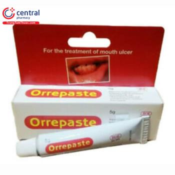 Thuốc Orrepaste 5g - Thuốc bôi nhiệt miệng: cách dùng và giá bán