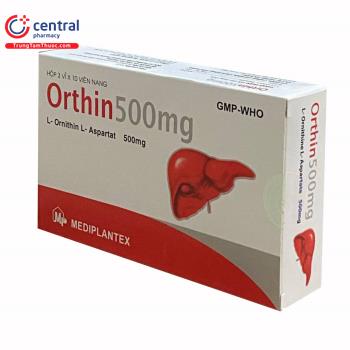 Thuốc Orthin 500mg: công dụng, chỉ định và lưu ý sử dụng