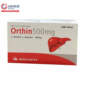 Thuốc Orthin 500mg: công dụng, chỉ định và lưu ý sử dụng