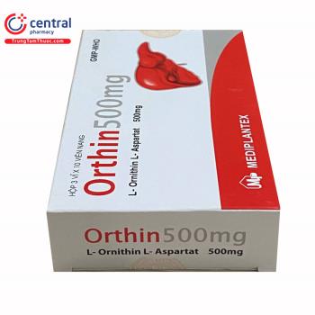 Thuốc Orthin 500mg: công dụng, chỉ định và lưu ý sử dụng