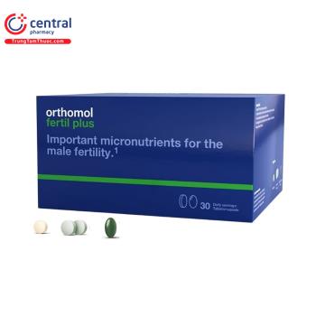 Thuốc Orthomol Fertil Plus cải thiện sức khỏe sinh sản cho nam giới
