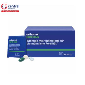 Thuốc Orthomol Fertil Plus cải thiện sức khỏe sinh sản cho nam giới