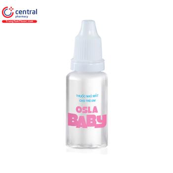 Thuốc Nhỏ mắt cho trẻ em Osla Baby giúp sát trùng nhẹ cho mắt