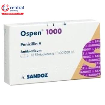Thuốc kháng sinh Ospen 1000: công dụng, lưu ý khi dùng