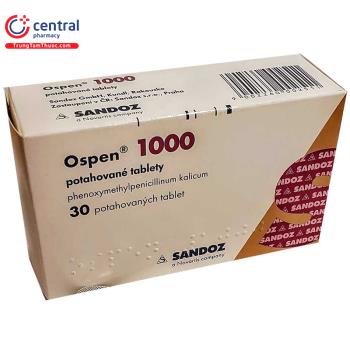 Thuốc kháng sinh Ospen 1000: công dụng, lưu ý khi dùng