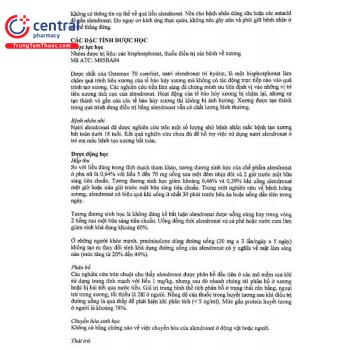 [CHÍNH HÃNG] Thuốc Ostemax 70 Comfort trị loãng xương sau mãn kinh