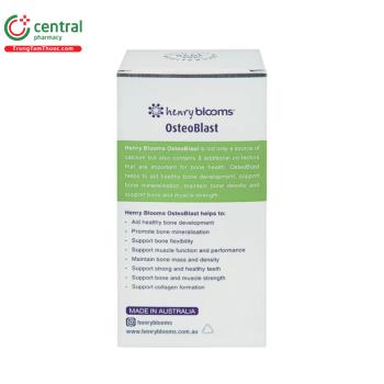 Thuốc OsteoBlast bổ sung canxi giúp hệ xương, răng chắc khoẻ