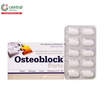 Thuốc Osteoblock Forte tăng cường sức khỏe xương, ngừa loãng xương