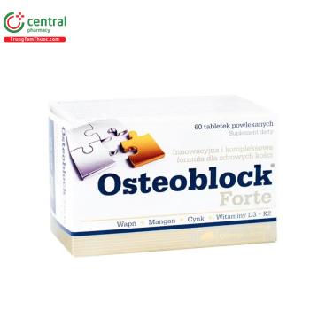 Thuốc Osteoblock Forte tăng cường sức khỏe xương, ngừa loãng xương