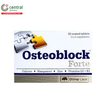 Thuốc Osteoblock Forte tăng cường sức khỏe xương, ngừa loãng xương