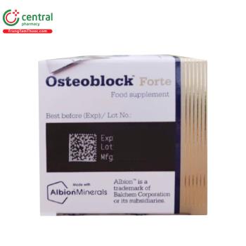 Thuốc Osteoblock Forte tăng cường sức khỏe xương, ngừa loãng xương