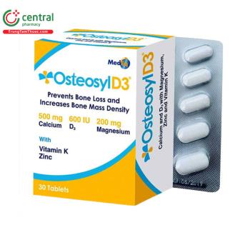 Osteosyl D3 - Giải pháp bổ sung Canxi, Vitamin D3 thế hệ mới