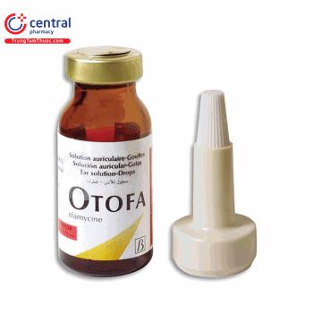 Thuốc nhỏ tai Otofa 10ml: Tác dụng, liều dùng, cách dùng