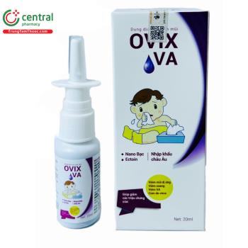 Thuốc xịt mũi OVIX VA 20ml-giảm nghẹt mũi, sổ mũi trẻ từ 3 tháng tuổi