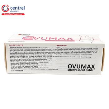 [CHÍNH HÃNG] Thuốc Ovumax hỗ trợ sinh sản và bảo vệ thai nhi
