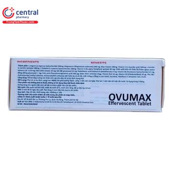 [CHÍNH HÃNG] Thuốc Ovumax hỗ trợ sinh sản và bảo vệ thai nhi