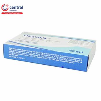 Viên đặt âm đạo Ovumix - điều trị nhiễm khuẩn, nhiễm nấm âm đạo