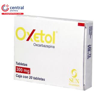 [CHÍNH HÃNG] Thuốc Oxetol 300mg điều trị những cơn động kinh cục bộ