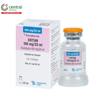 Thuốc Oxitan 100mg/20ml (Oxaliplatin) điều trị ung thư đại trực tràng