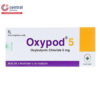 [CHÍNH HÃNG] Thuốc Oxypod 5 điều trị chứng tiểu mất kiểm soát