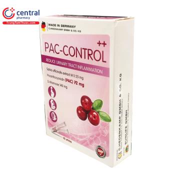 [CHÍNH HÃNG] Pac-Control là thuốc gì? Có giảm viêm đường tiết niệu?