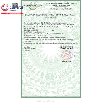 [CHÍNH HÃNG] Pac-Control là thuốc gì? Có giảm viêm đường tiết niệu?