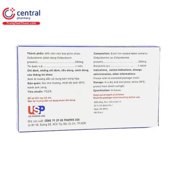 [CHÍNH HÃNG] Thuốc Pacfon 200 - kháng sinh cho người lớn và trẻ nhỏ