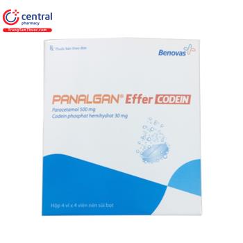 Thuốc Panalgan Effer Codein Benovas - Điều trị hiệu quả các cơn đau dữ dội