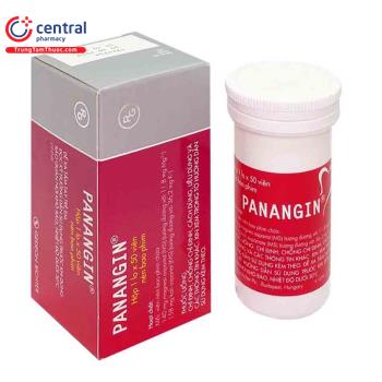 [CHÍNH HÃNG]Thuốc Panangin 50V: bổ sung Kali,Mg cho bệnh tim mạn tính
