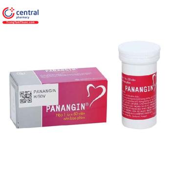 [CHÍNH HÃNG]Thuốc Panangin 50V: bổ sung Kali,Mg cho bệnh tim mạn tính