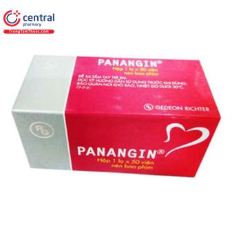 [CHÍNH HÃNG]Thuốc Panangin 50V: bổ sung Kali,Mg cho bệnh tim mạn tính