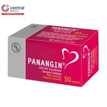 [CHÍNH HÃNG]Thuốc Panangin 50V: bổ sung Kali,Mg cho bệnh tim mạn tính