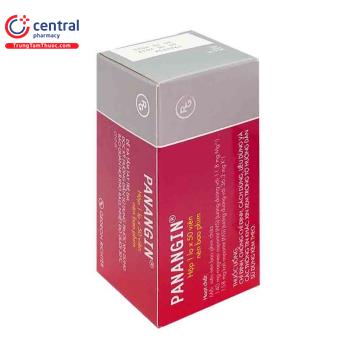 [CHÍNH HÃNG]Thuốc Panangin 50V: bổ sung Kali,Mg cho bệnh tim mạn tính
