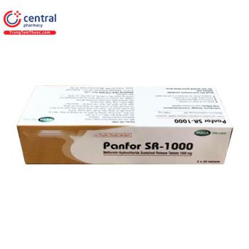 Thuốc Panfor SR-1000: Tác dụng - chỉ định, cách dùng
