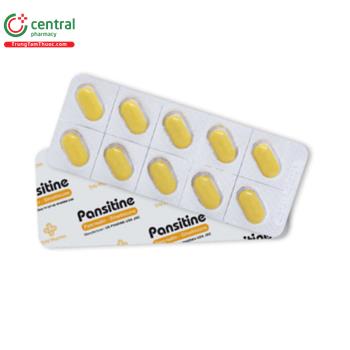 Pansitine hộp 100 viên giảm đầy hơi, khó tiêu, kích thích ăn ngon
