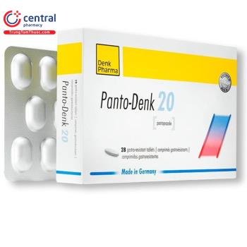 [CHÍNH HÃNG] Thuốc Panto-Denk 20 giải pháp điều trị trào ngược dạ dày