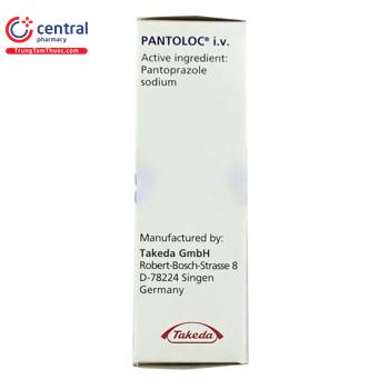 [CHÍNH HÃNG] Thuốc Pantoloc I.V 40mg trị loét dạ dày-tá tràng