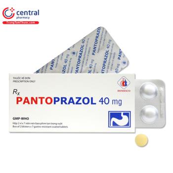 Thuốc Pantoprazol 40mg Domesco điều trị viêm loét dạ dày-tá tràng